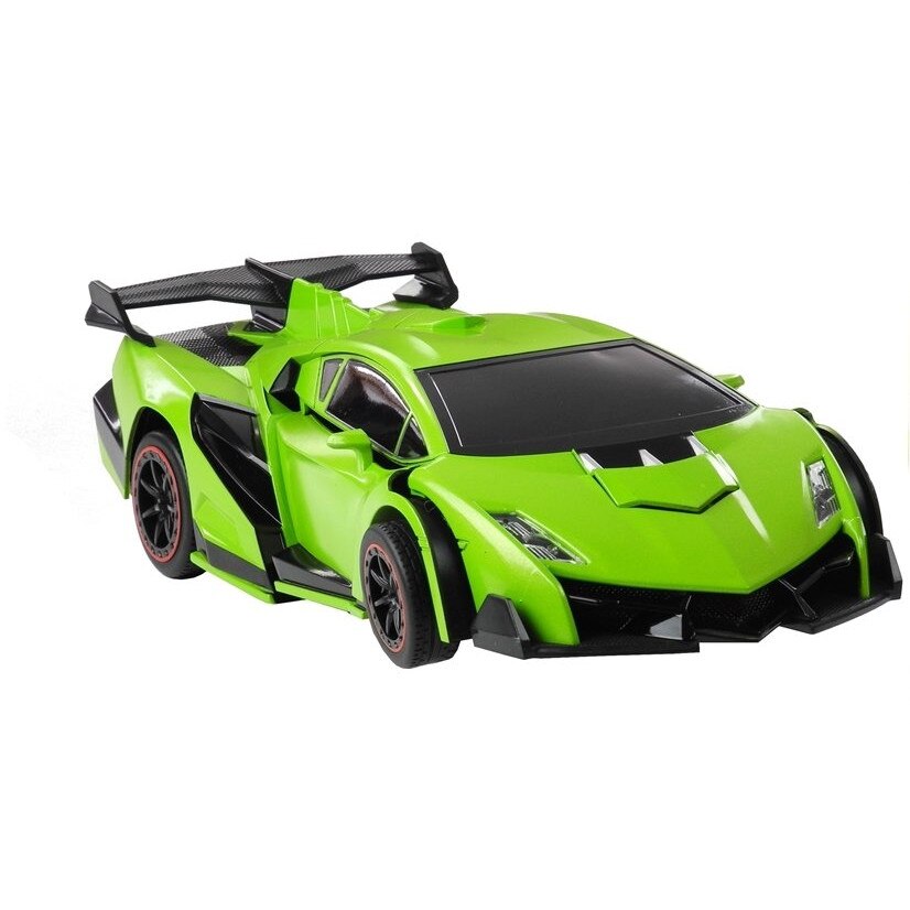Robot Transformers cu telecomanda, verde cu negru - eMAG.ro
