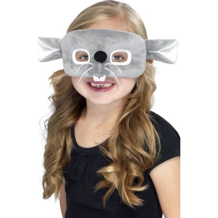 Masca Soricel pentru copii, Gri - eMAG.ro