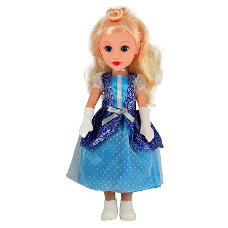 Papusa Craiasa Zapezilor 45 cm Cherubic bleu - eMAG.ro