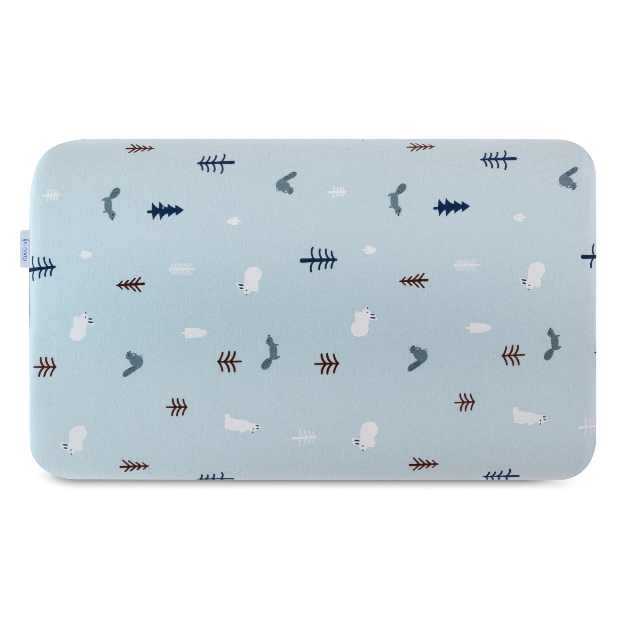 Perna pentru copii din spuma cu memorie, antialergica, cu 2 inaltimi si ...