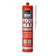 Adeziv si etanseizant BISON Poly Max, polimer, 465 g, Alb - eMAG.ro