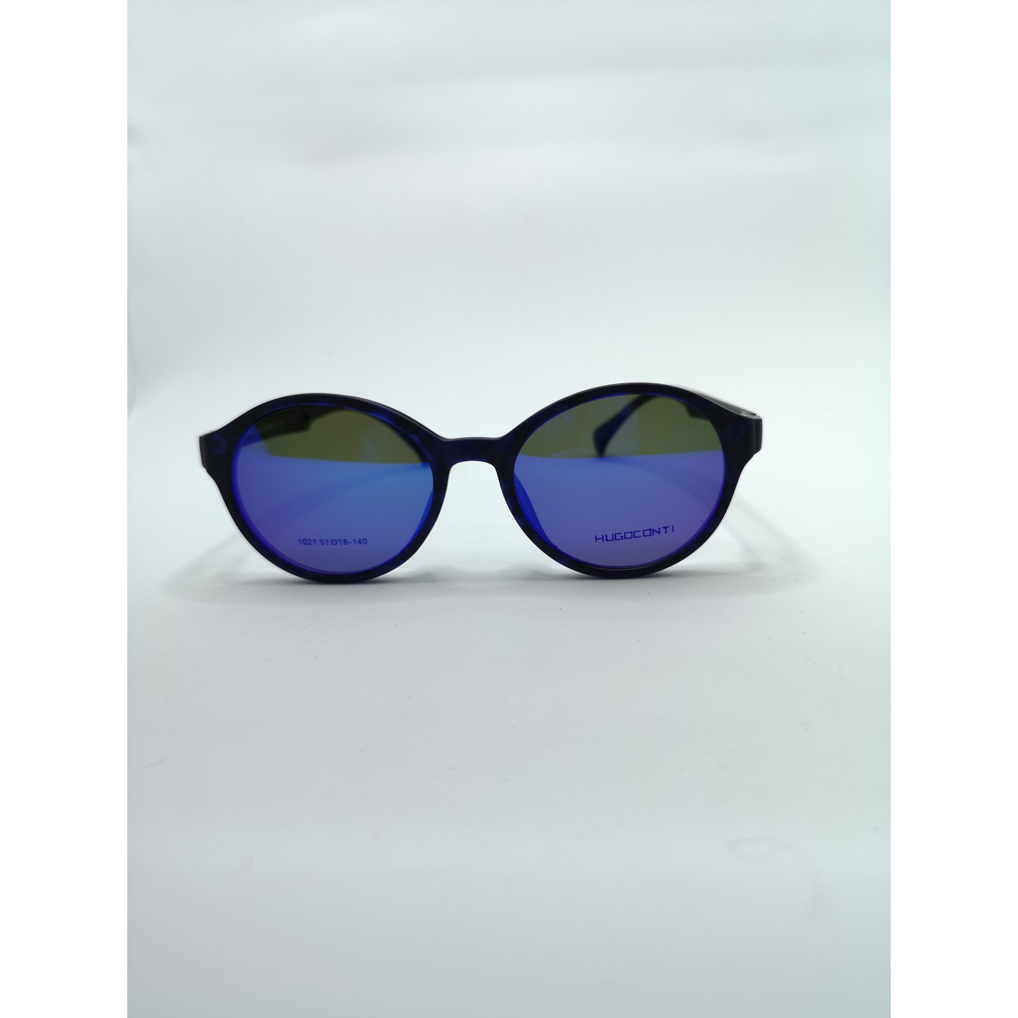 Rama ochelari Clip On set, Hugo Conti HG1021 C3, Unisex, Negru/Albastru - eMAG.ro