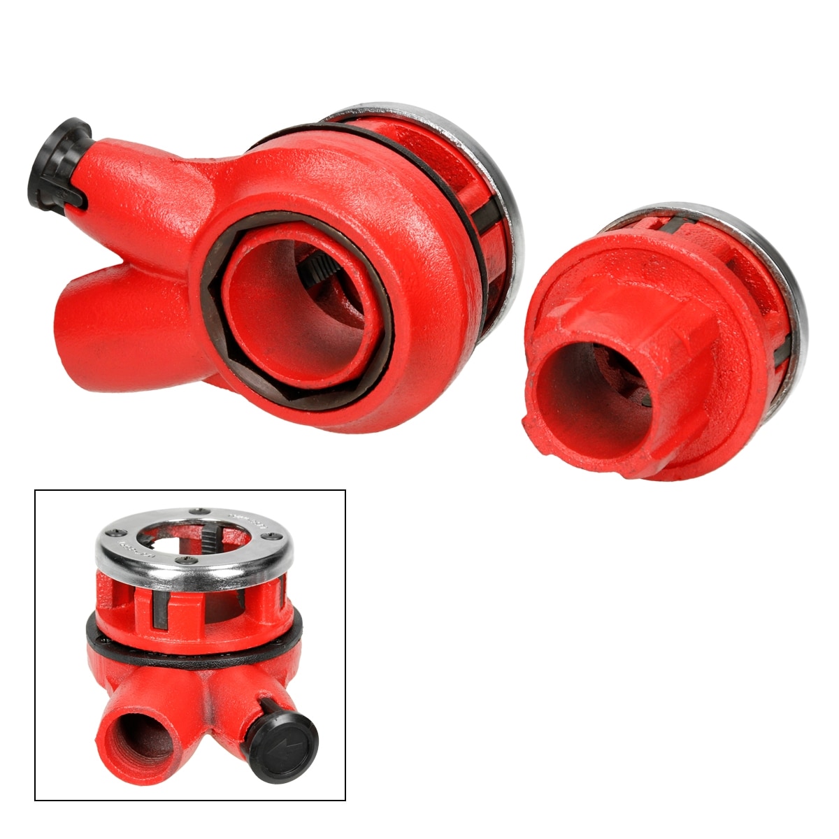 Trusa filiera pentru taiere tevi, ECD Germany, 1/2 ", 3/4", 1 " si 1/4 ...