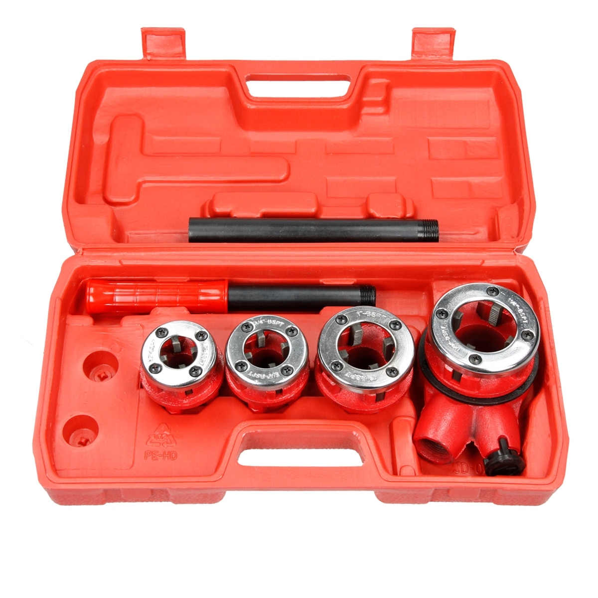 Trusa filiera pentru taiere tevi, ECD Germany, 1/2 ", 3/4", 1 " si 1/4 ...