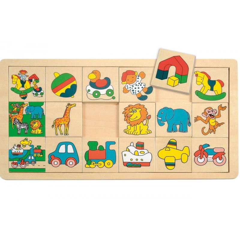 Tabla educativa din lemn cu imagini Suzie Woodyland - eMAG.ro
