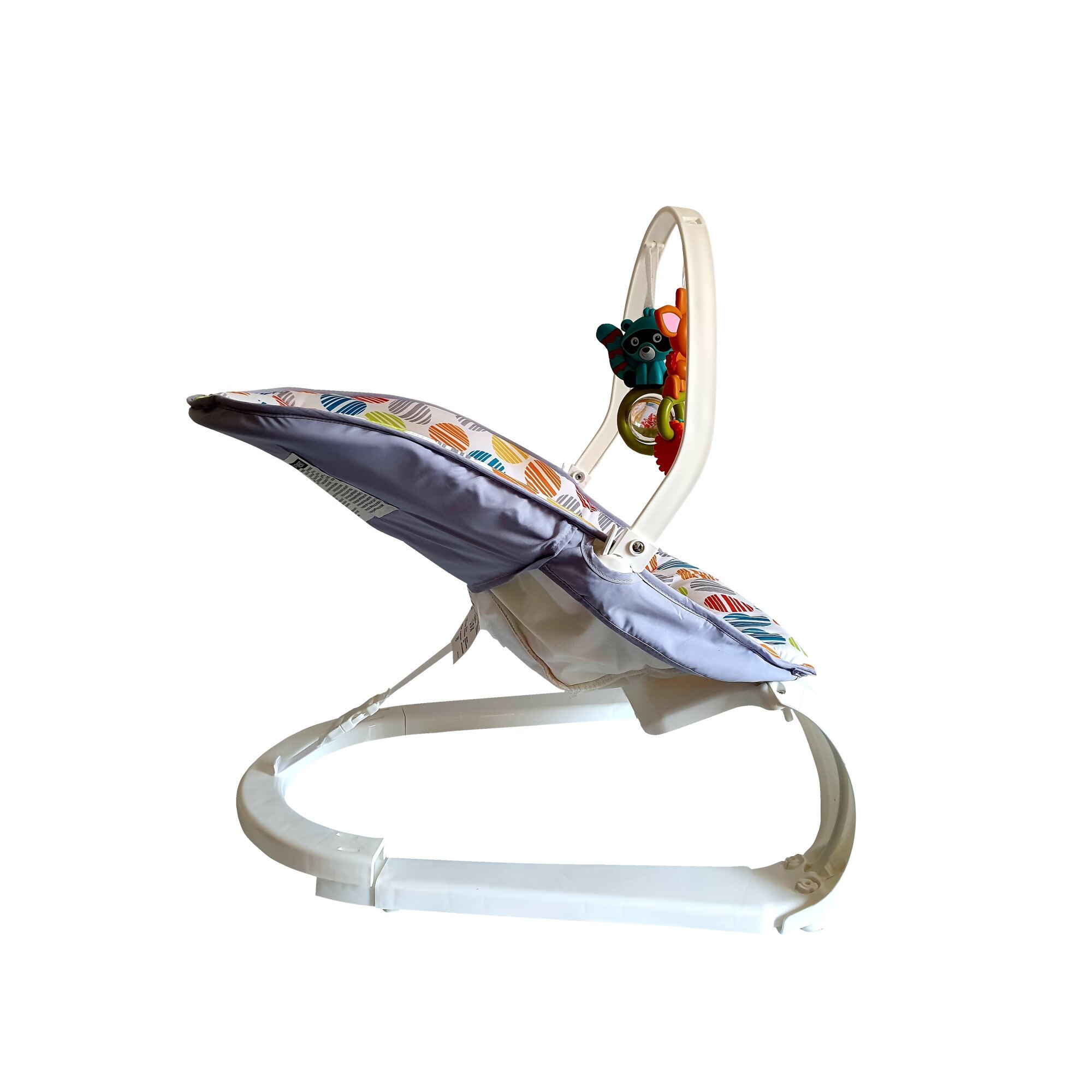 Balansoar cu vibratii pentru bebelusi, model buline - eMAG.ro