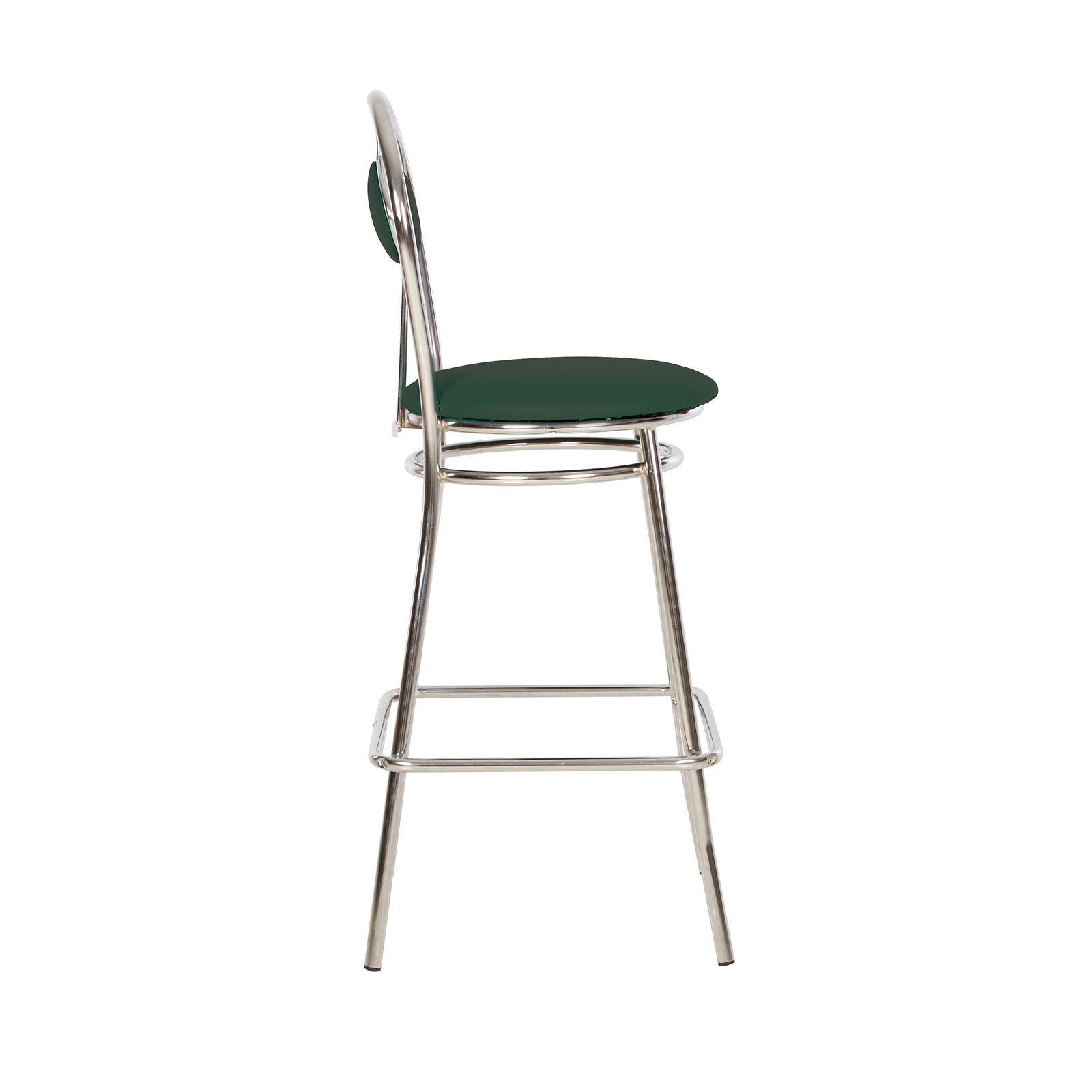 Scaun de bar Wegner Hoker, Verde inchis piele ecologica - eMAG.ro