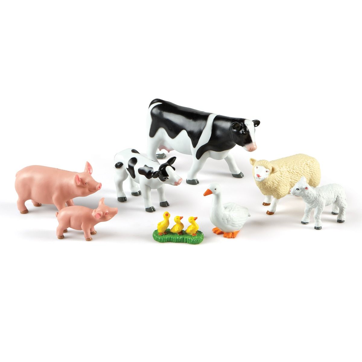 Set 8 animale ferma de dimensiuni mari Learning Resources - eMAG.ro