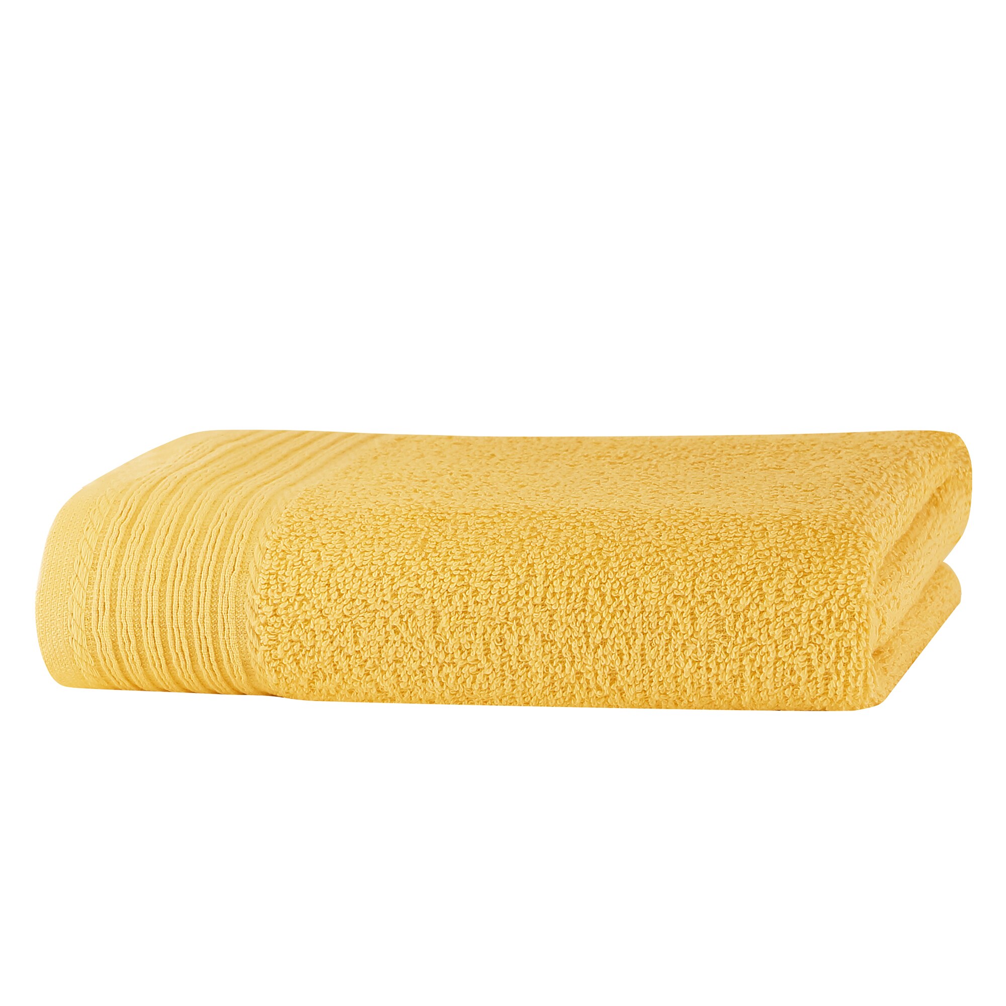 Set 4 prosoape baie Classic Collection, 100% bumbac, Galben pai - eMAG.ro