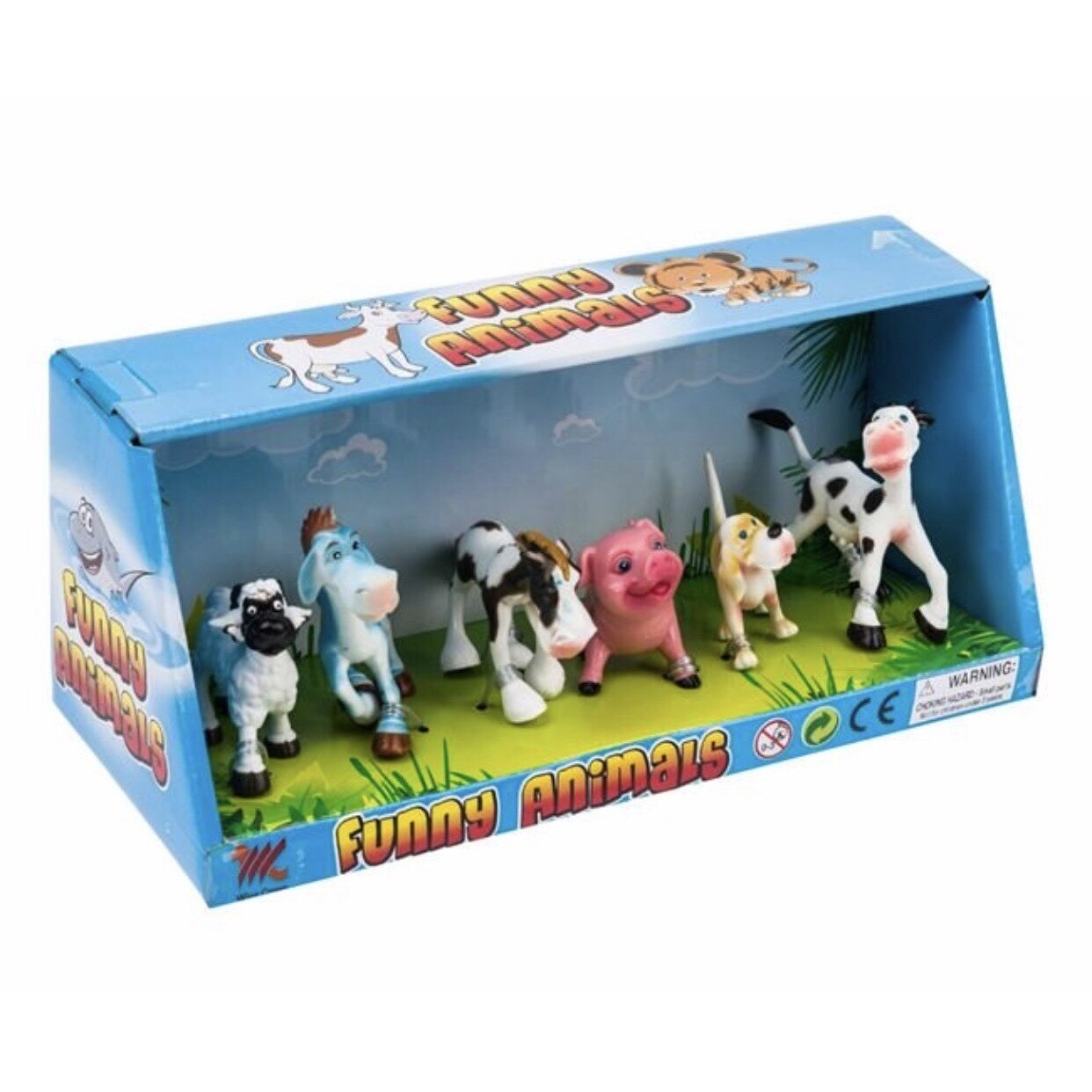 Set animale din gradina, cal, vaca, porc, berbec, magar ,catel, invata ...