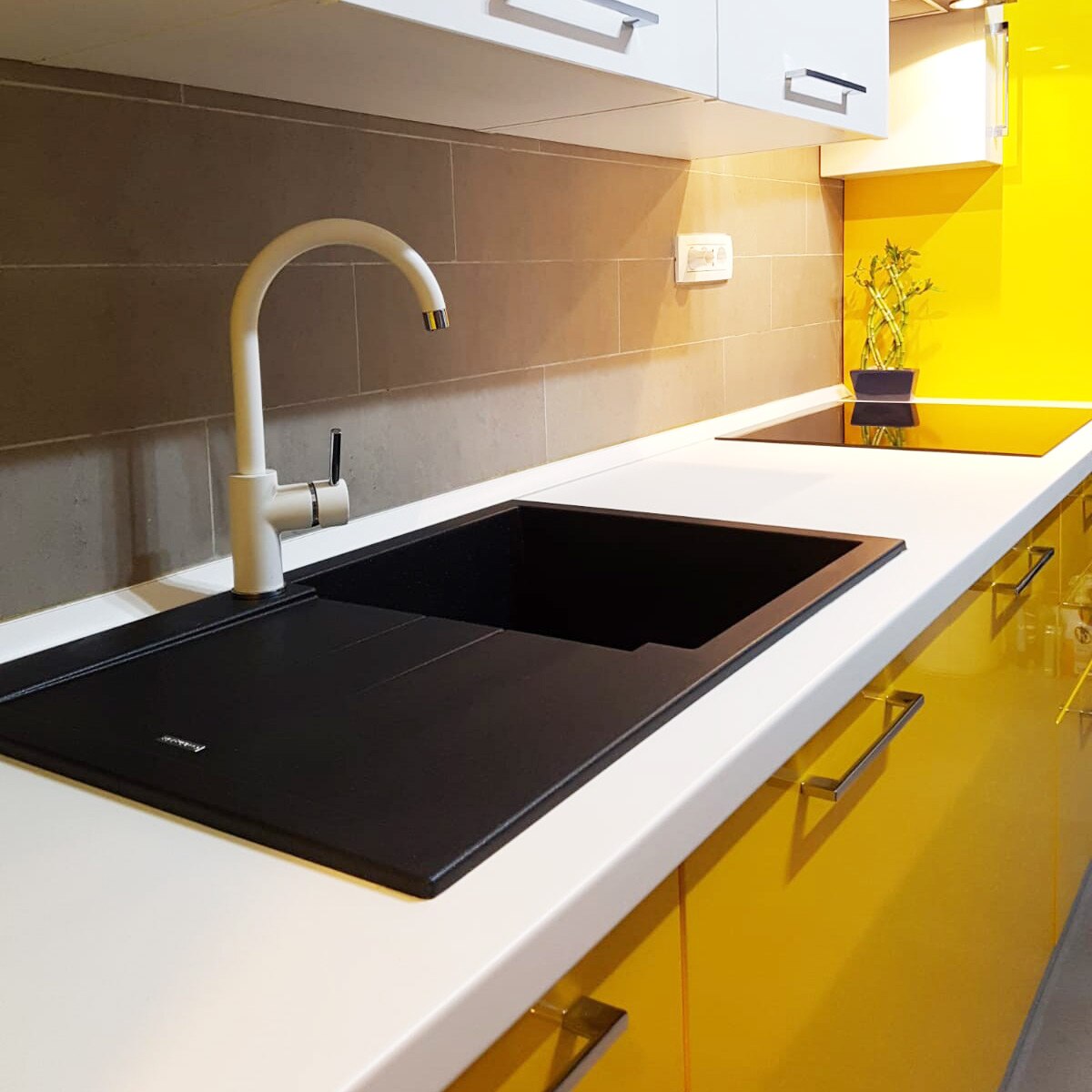 Chiuveta bucatarie granit CookingAid Amanda AM7810 780*500*200mm Neagra ...