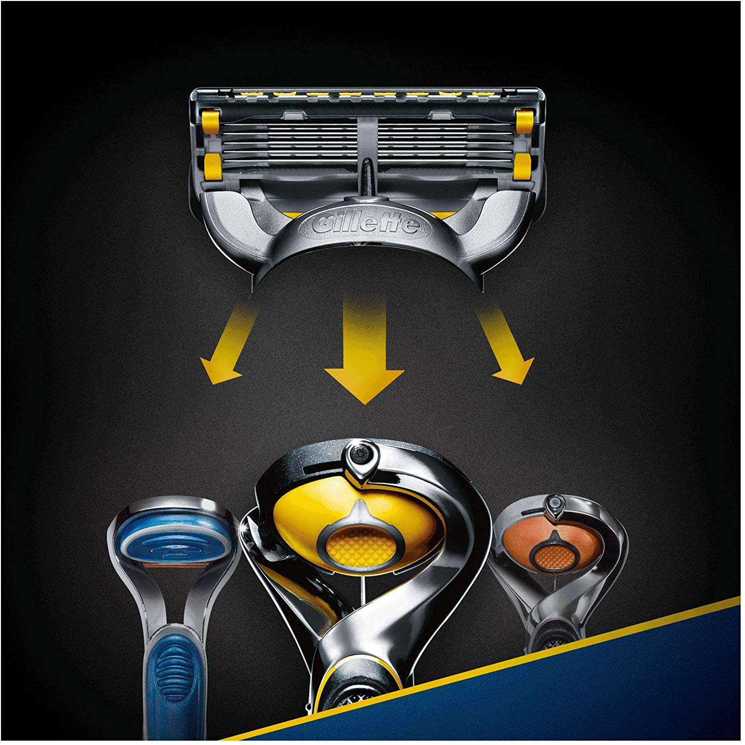 Глави за самобръсначка Gillette Fusion Proshield, 3 броя - eMAG.bg