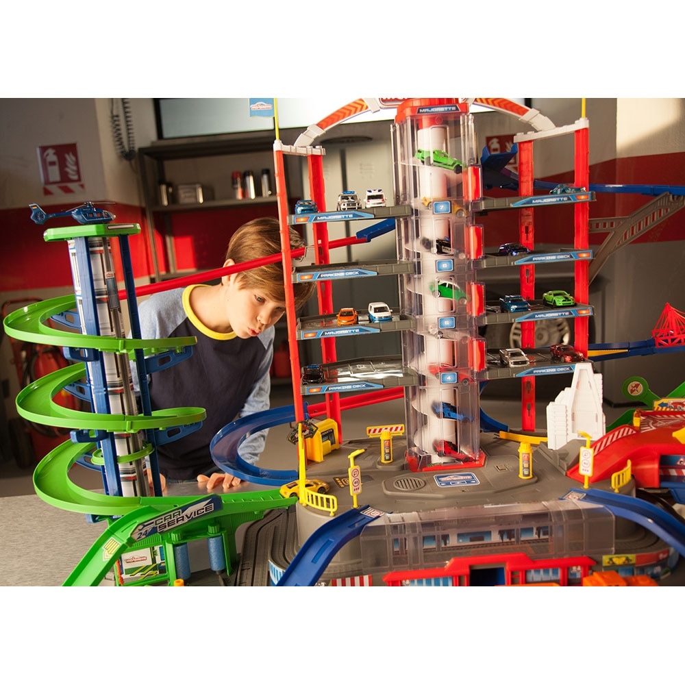 Автомобилна писта Majorette Super City Garage - eMAG.bg