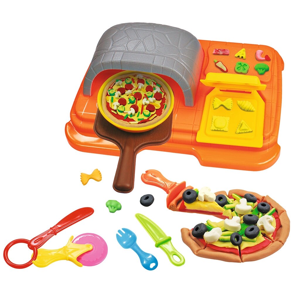 Set Simba Art and Fun Pizza Dough cu 14 accesorii - eMAG.ro