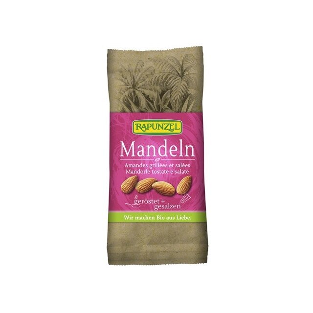 Migdale prajite si sarate Bio Rapunzel 60 g - eMAG.ro