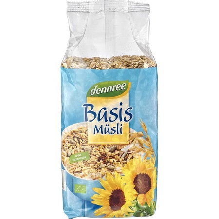 Musli de baza integral bio, 750g, Dennree - eMAG.ro
