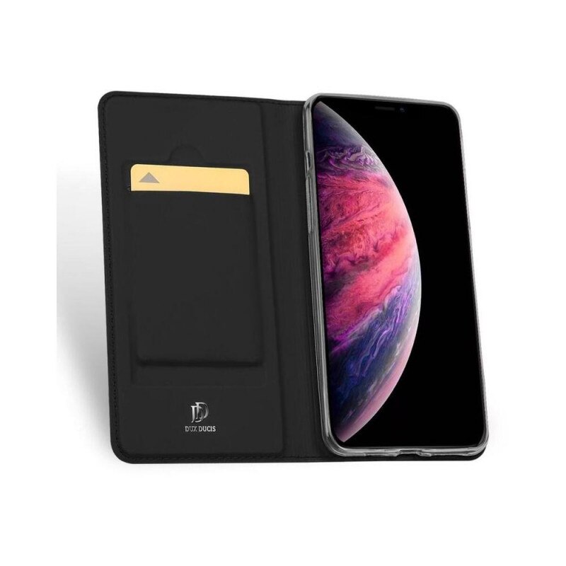 Toc DuxDucis Skin, Compatibil cu Apple iPhone 11 ProMax, Premium, Negru ...