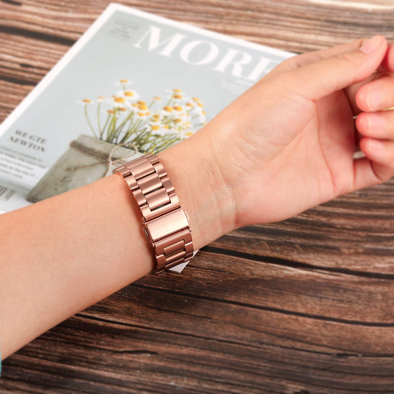 Curea metalica ZAFIT™, compatibila cu Samsung Galaxy Watch/Samsung Gear ...