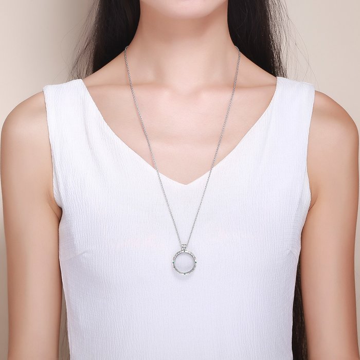 Colier din argint Mistery Round locket - eMAG.ro