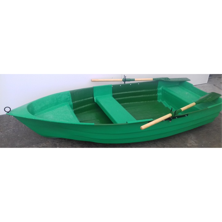 Barca din fibra de sticla, Hipocar, verde, 3 m - eMAG.ro