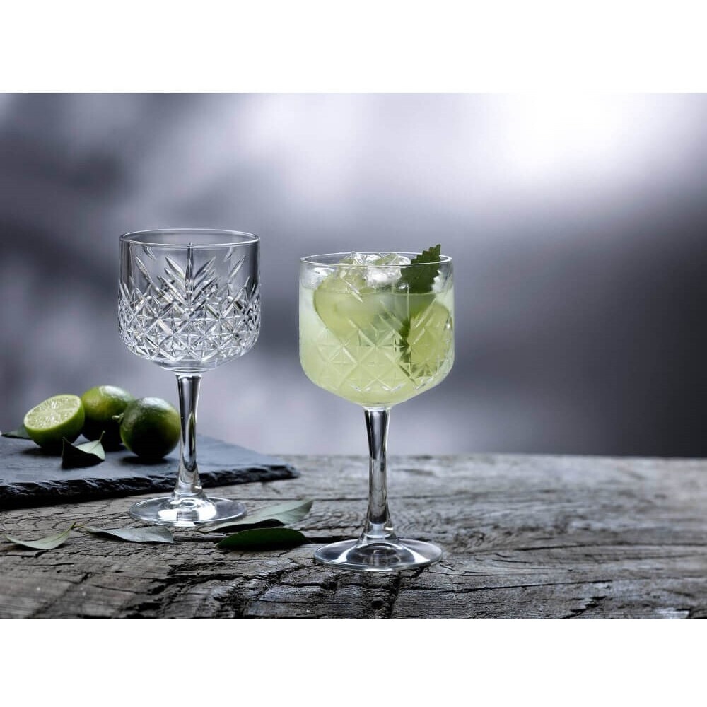 Set 12 Pahare din Sticla Incolora Pasabache Timeless, 500 ml ...
