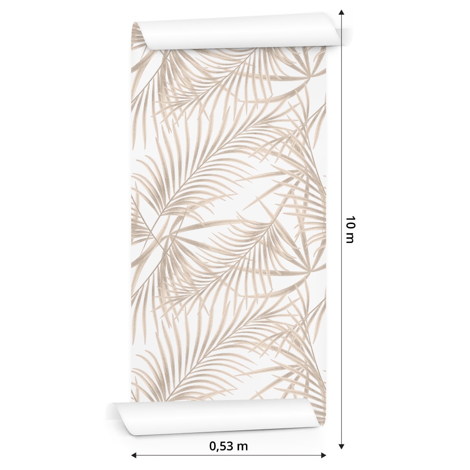Tapet Frunze de Palmier, Fototapet 53cm x 10m - eMAG.ro