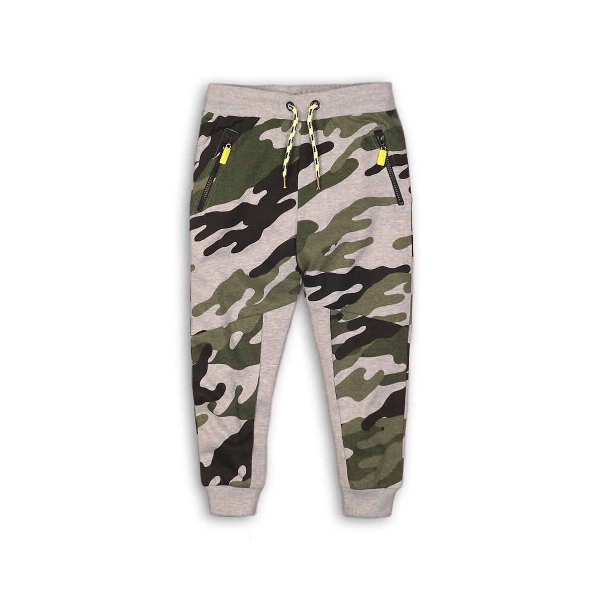 Pantaloni baieti, DjDutchjeans, sport army, gri, 122 cm - eMAG.ro