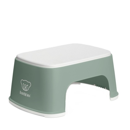 Treapta inaltator pentru baie, BabyBjorn, Alb/Verde - eMAG.ro