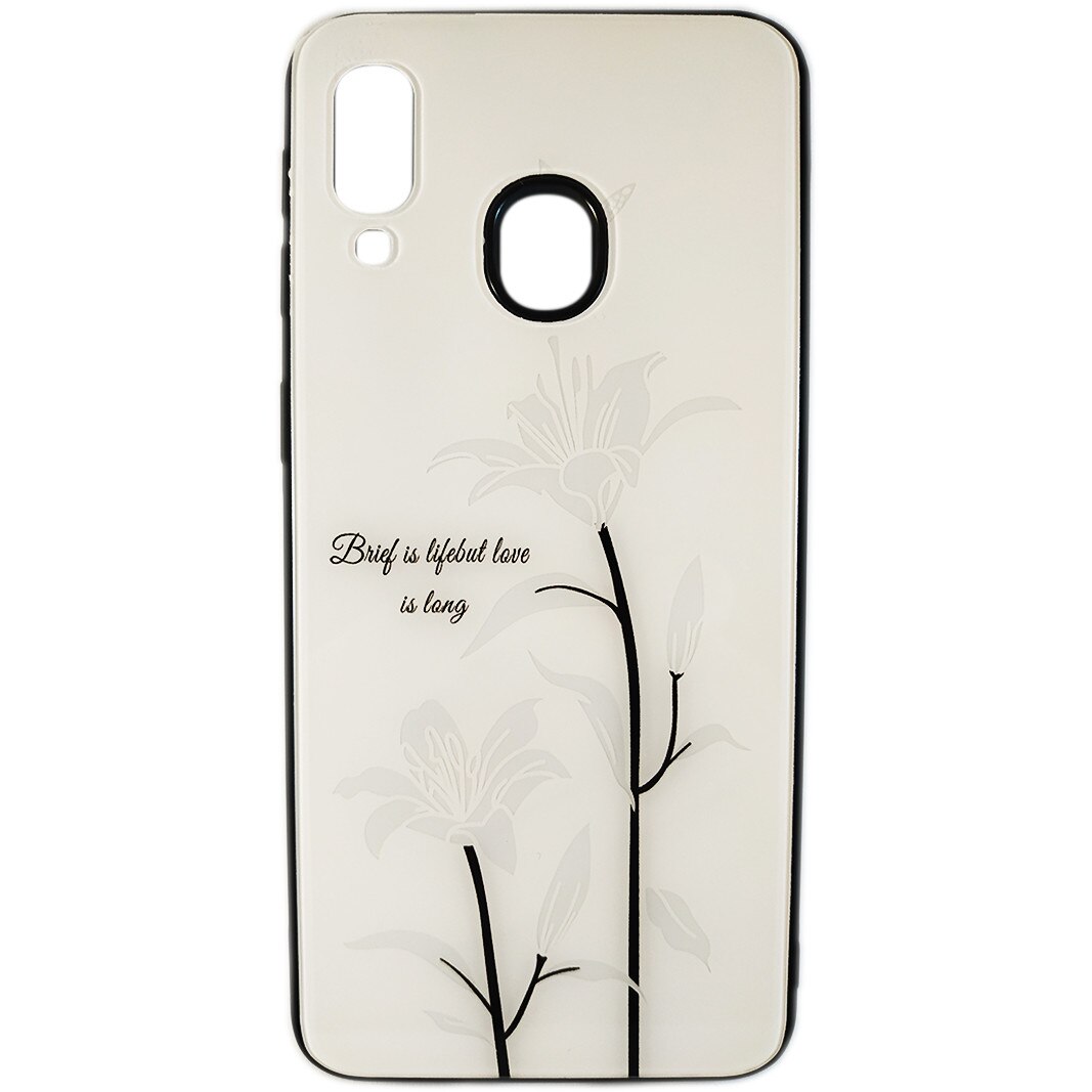 Силиконов гръб Vennus Magic Case Design 1 за Samsung Galaxy A40, Цветя ...