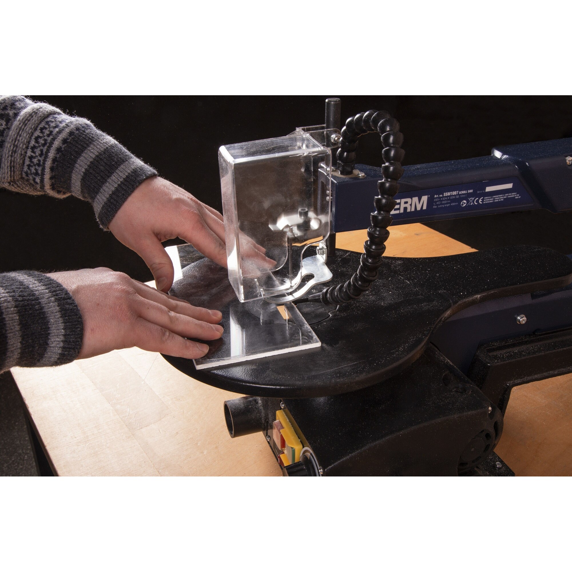 Fierastrau de traforaj, FERM, SSM1007, 120W, 406mm, 1600rpm - eMAG.ro