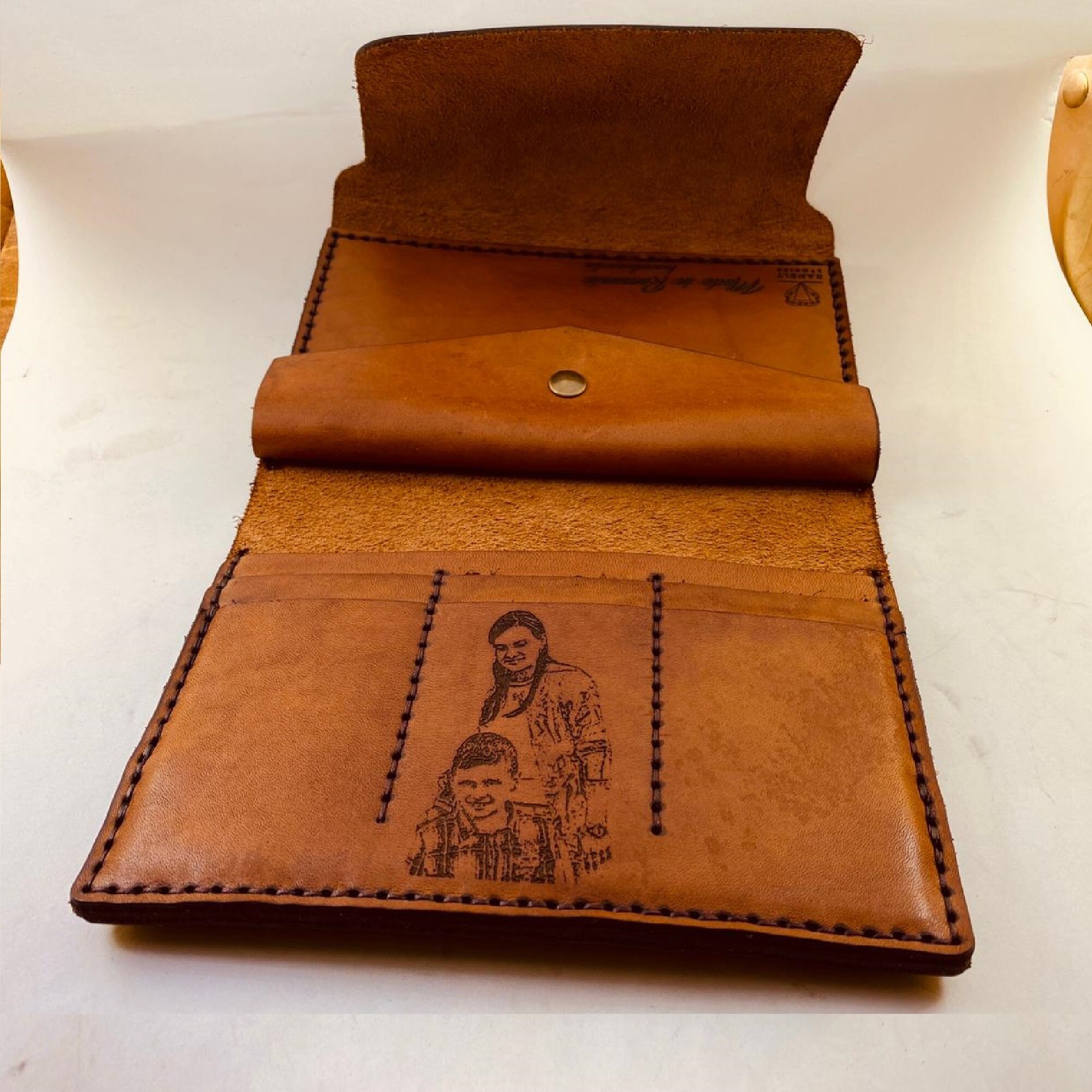 Portofel tip Plic Rahely Vintage Femme personalizat cu poza si text ...