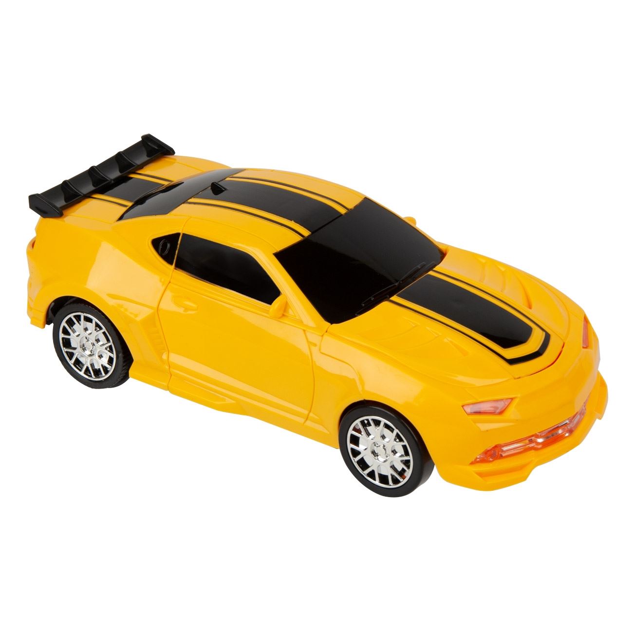 Robot multifunctional 2 in 1 care se transforma in masina galbena cu ...