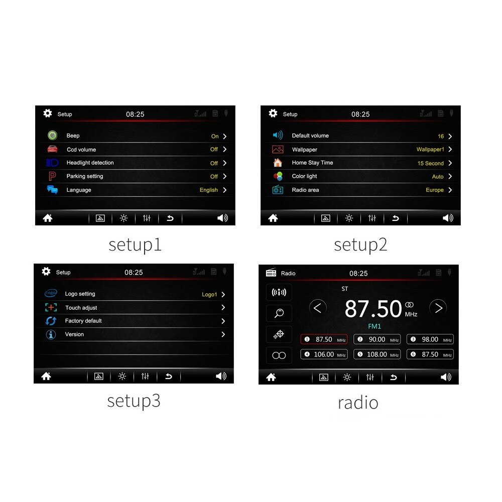 Radio Mp5 player auto universal SWM N6 Navigatie mirrorLink camera ...
