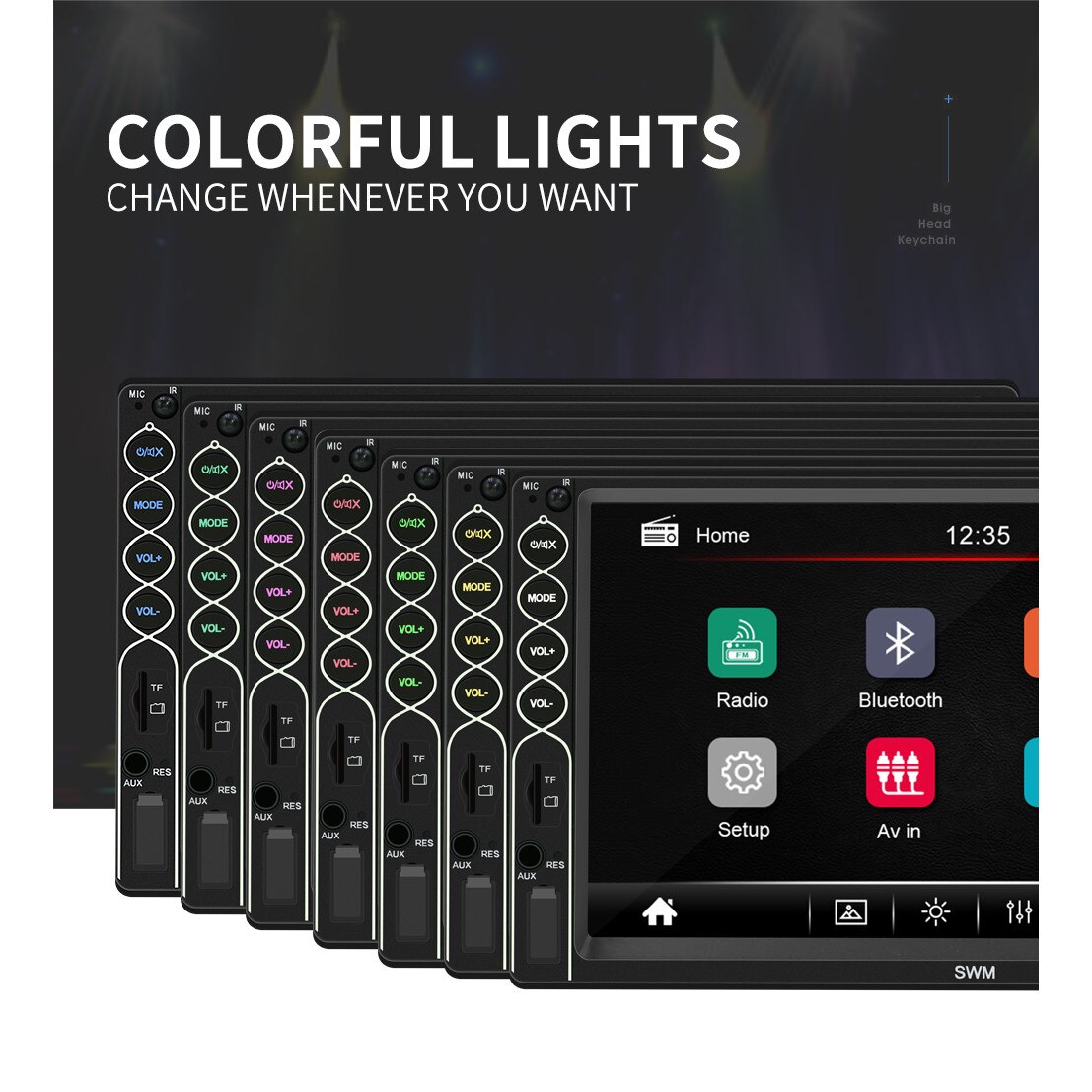 Radio Mp5 player auto universal SWM N6 Navigatie MirrorLink Camera ...