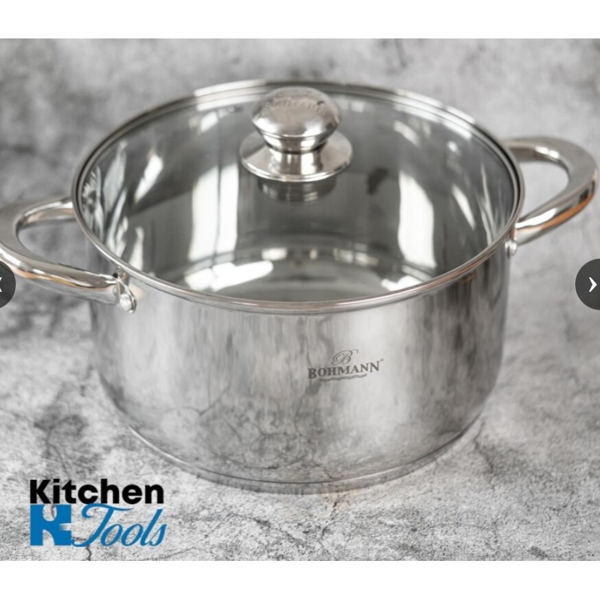 Cratita Bohmann din inox, cu capac yena, 3.5L - eMAG.ro