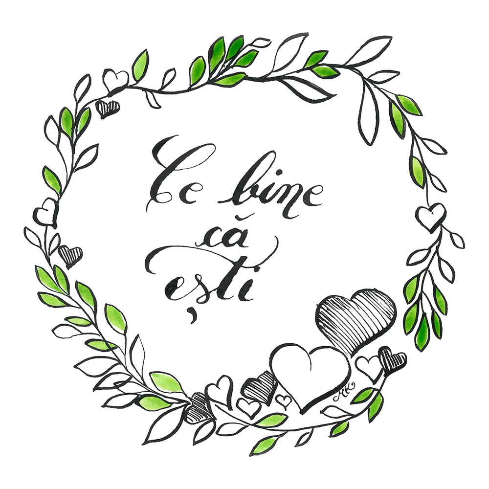 Sticker de perete, Ce Bine Ca Esti, Digital Brain, 100x100cm - eMAG.ro