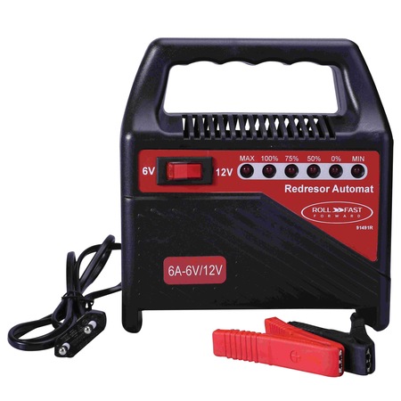Redresor automat pentru acumulatori auto/moto, 6A, 6V/12V, protectie ...