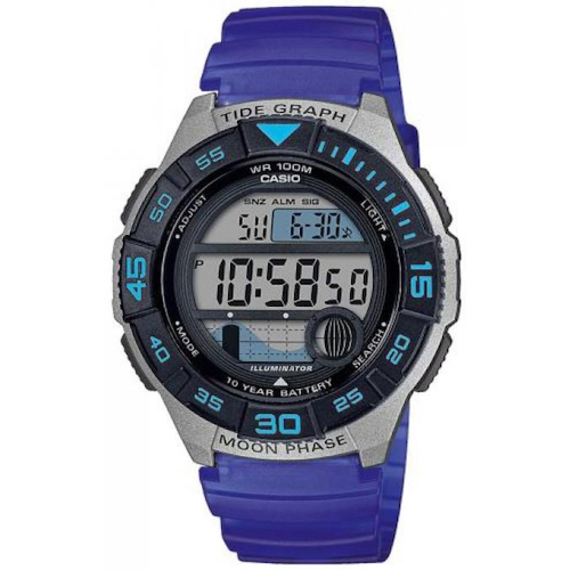 Ceas Barbati, Casio Collection, Digital, Albastru - eMAG.ro