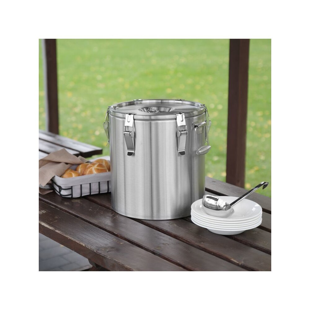 Termos profesional pentru mancare, 10 litri, Revolution by Hendi, Inox ...