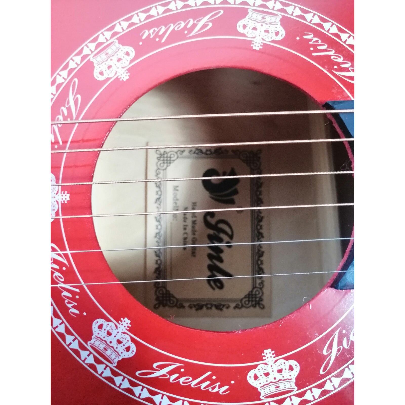 Chitara clasica din lemn 95 cm, Cutaway Country Red - eMAG.ro