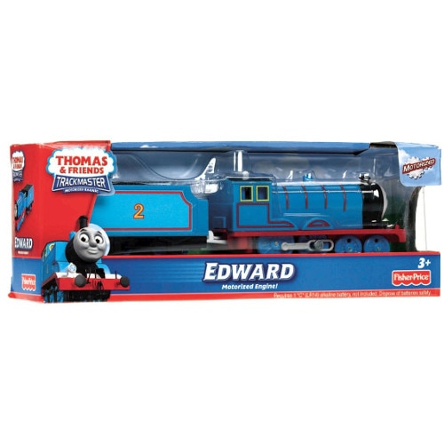 Mattel Motorized Edward Locomotive with Wagon, Thomas & Friends ...
