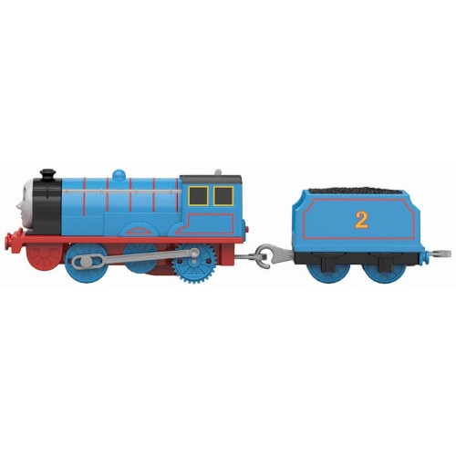 Mattel Motorized Edward Locomotive with Wagon, Thomas & Friends ...