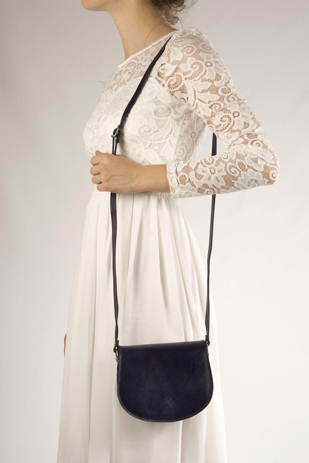Massimo Castelli, Geanta crossbody cu clapa, Negru - eMAG.ro