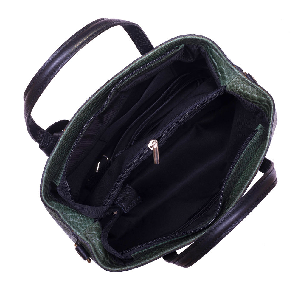 Ella zöld természetes bőr táska - eMAG.hu