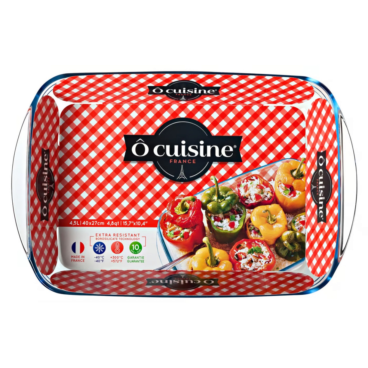 Vas termorezistent 40.5x27x7cm, 4.6L, Ocuisine - eMAG.ro