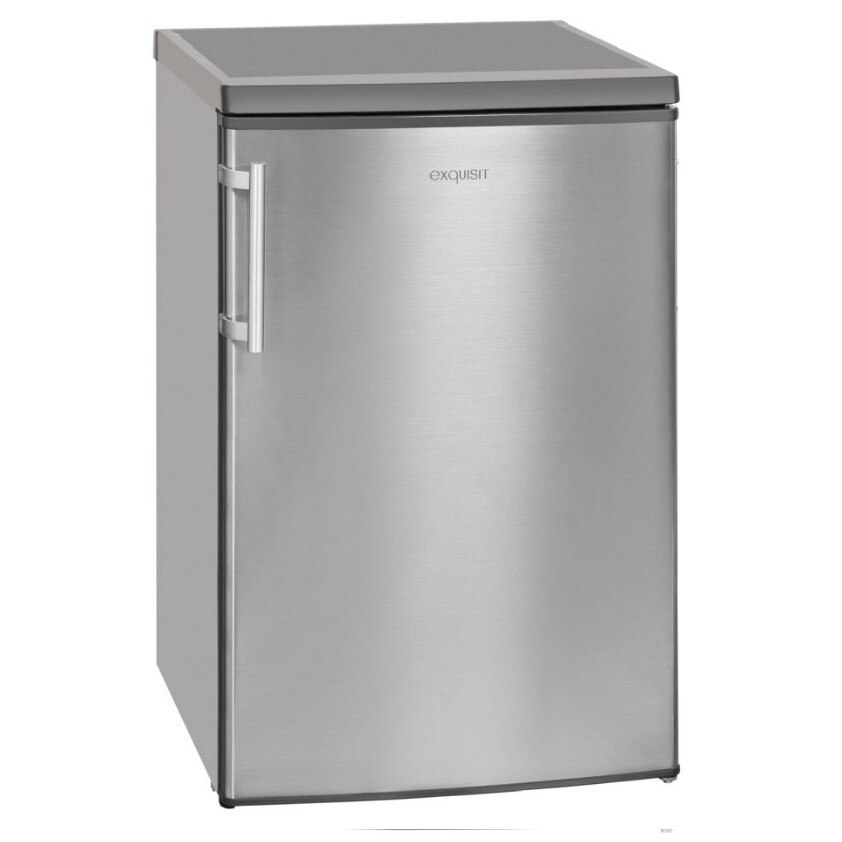 Frigider cu 1 usa EXQUISIT KS 16-4.1 A ++ Inoxlook, 118 L, 137 KWh/an ...