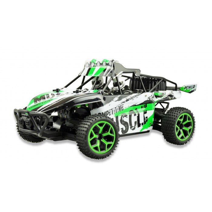 Masina cu telecomanda RC Sand Buggy Extreme D5 1:18 4WD RTR,Negru/Verde ...