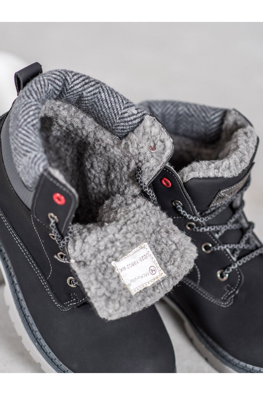 Дамски боти тип кубинки MCKEYLOR 617663, Черен, 36 EU - eMAG.bg