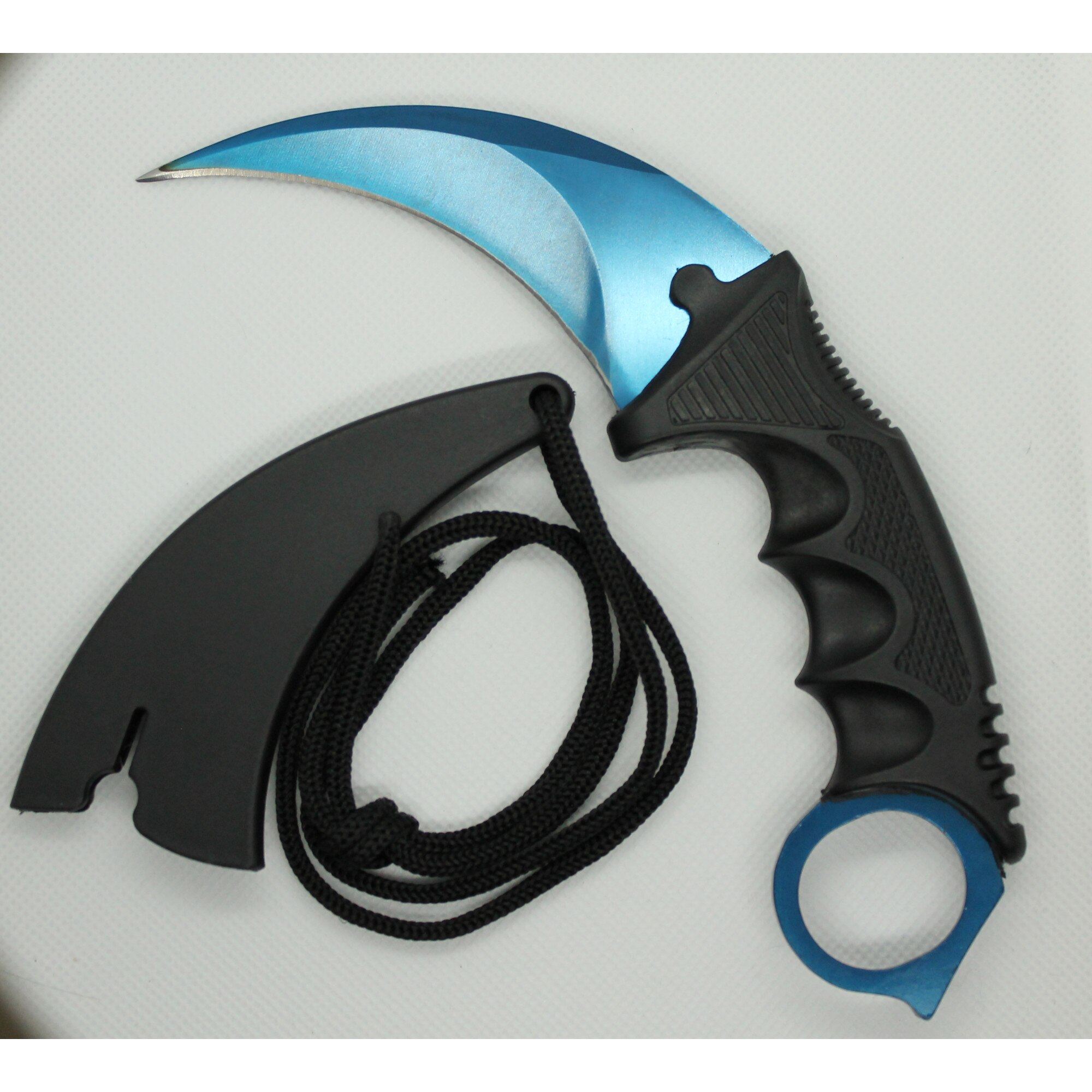 Set 2 cutite,Cutit de vanatoare si drumetii 31 cm cu model elegant pe ...