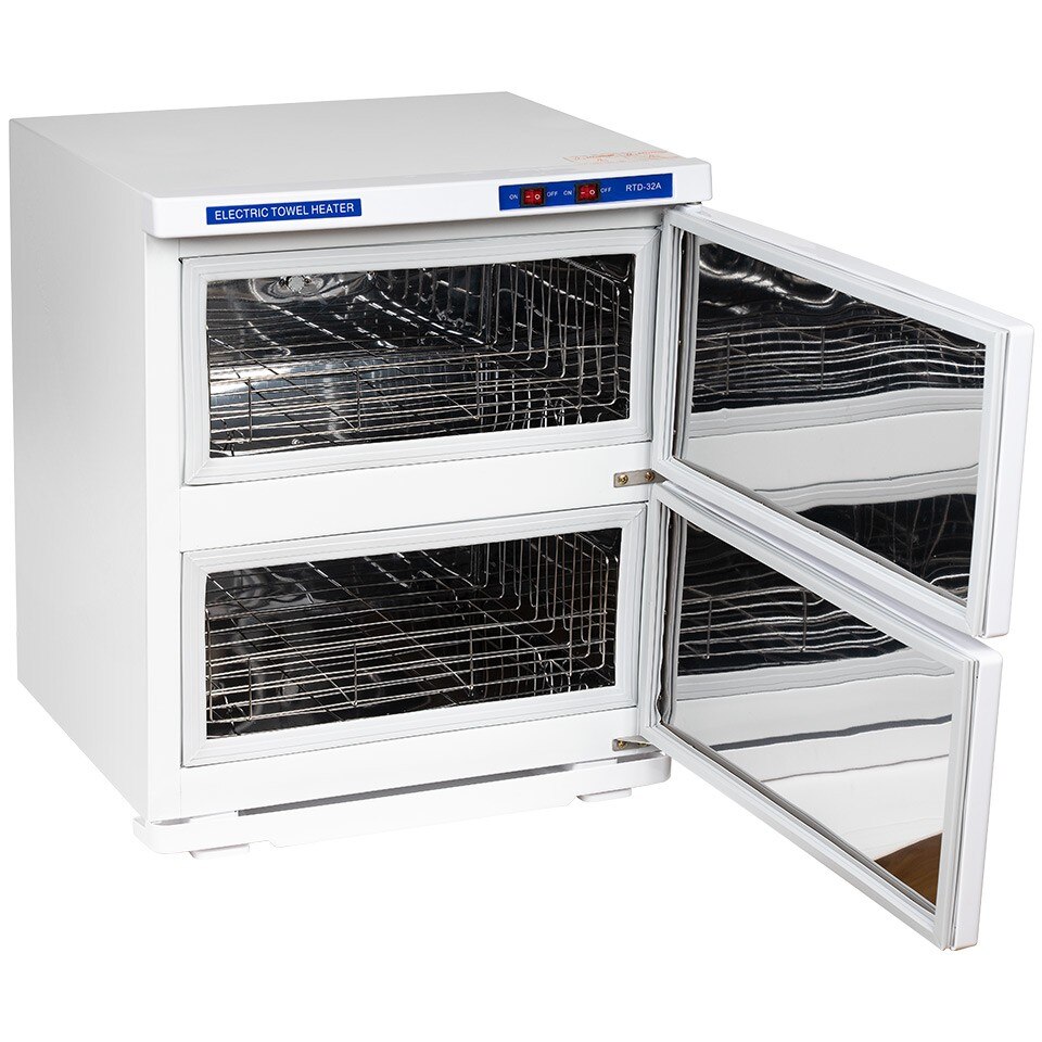 Sterilizator si incalzitor de prosoape cu doua sertare 32L, RTD-32A ...